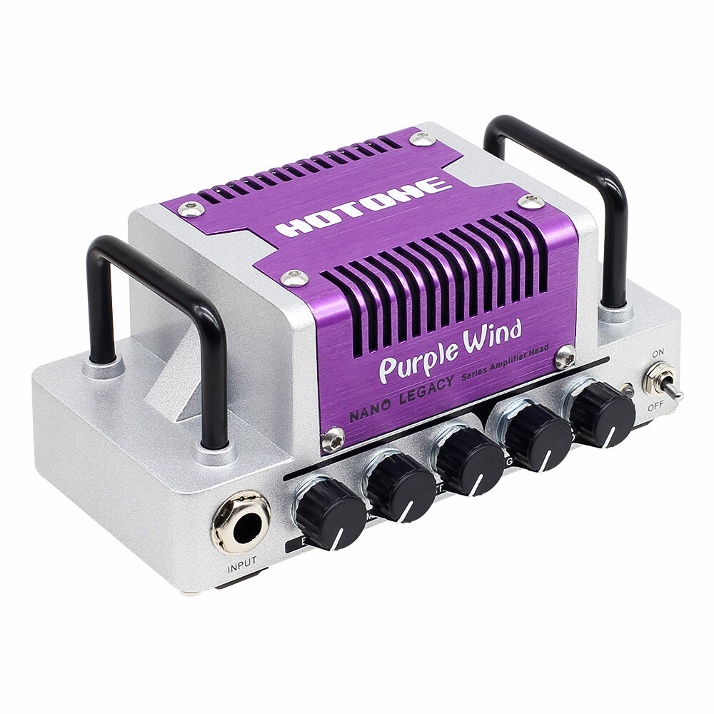 Hotone Nano Legacy Purple Wind 5 Watt Compact Guitar Amp Head 3-Band EQ ...
