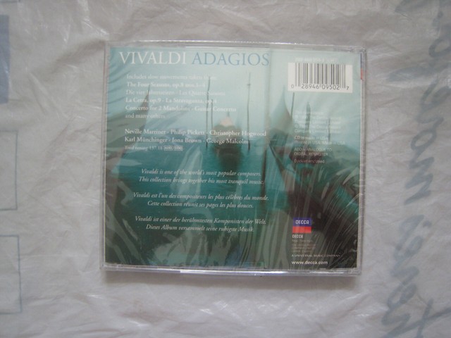 Vivaldi Adagios (CD, Jan-1999, 2 Discs, Decca) for sale online | eBay