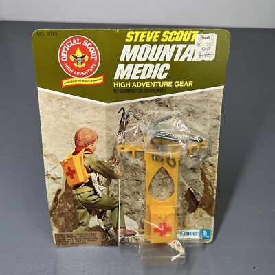 Vintage 1974 Steve Scout Mountain Medic Action Figure Toy New On Card ...