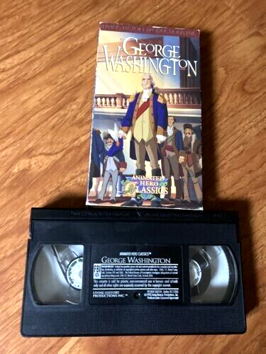 Animated Hero Classics #3 GEORGE WASHINGTON (1992 VHS TESTED) FAST Free ...