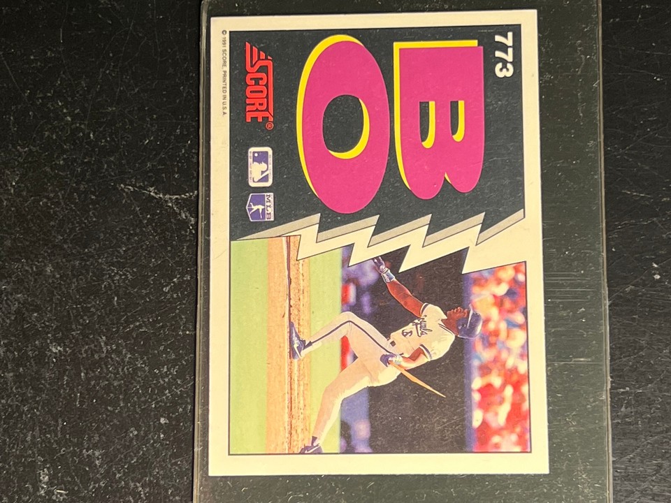 1991 Score #773 Bo Breaker Insert Bo Jackson Kansas City Royals | eBay