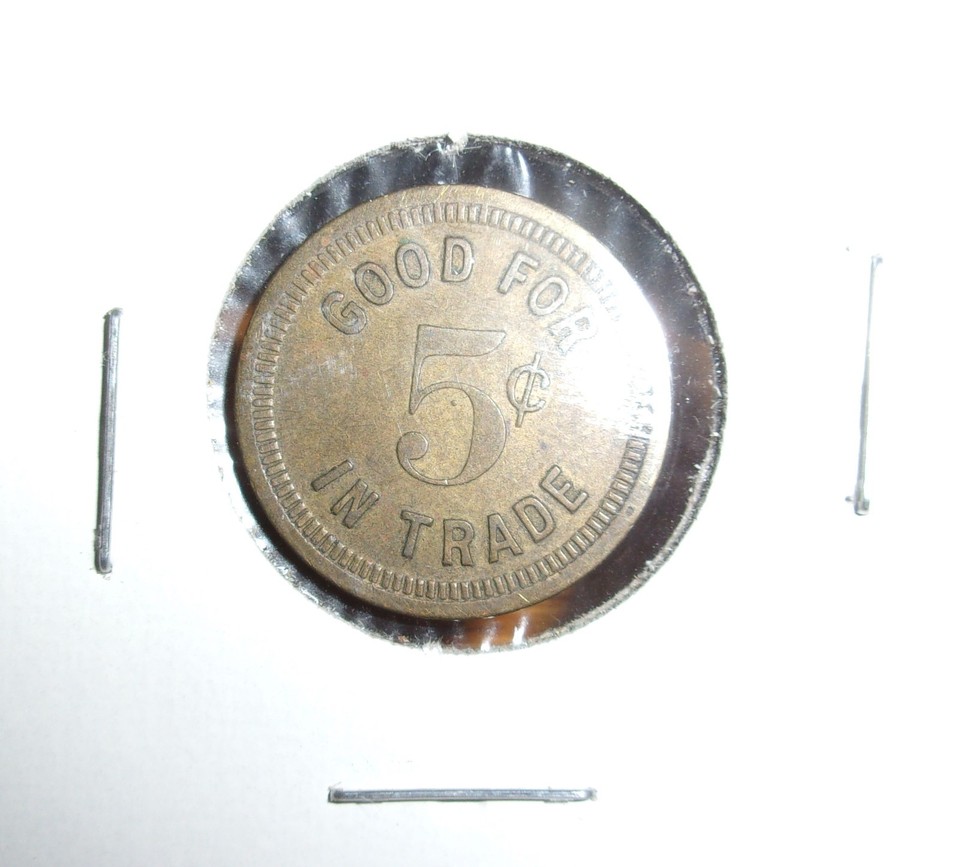 Dick & Jack THE REX 5 cent token | eBay