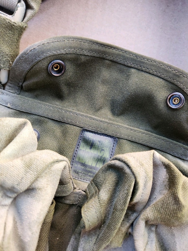Oldschool Blackhawk! Commando Chest Rig OD Green Painted Modified SOF ...