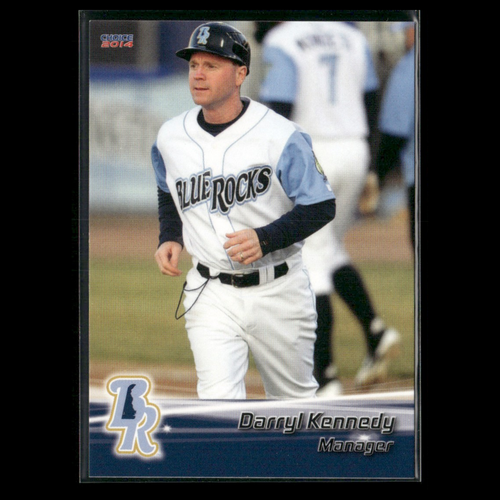 Darryl Kennedy 2014 Wilmington Blue Rocks Team Set Baseball Card MLB NM ...