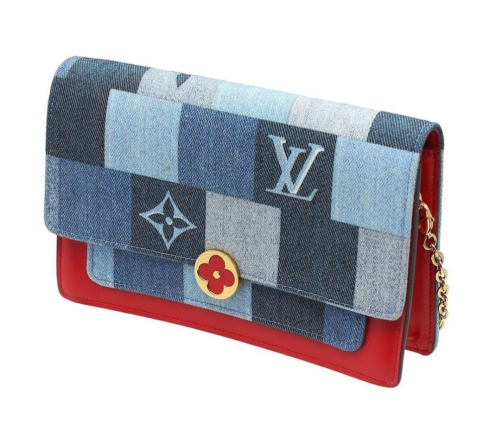 Louis Vuitton Monogram Denim Chain Wallet M69036/SP4169 #M53 | eBay UK
