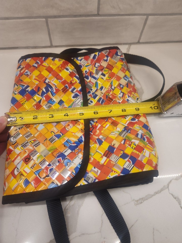 Candy Wrapper Handbag Recycled Juice Box Pop Art Y2K Rebagz Half The ...