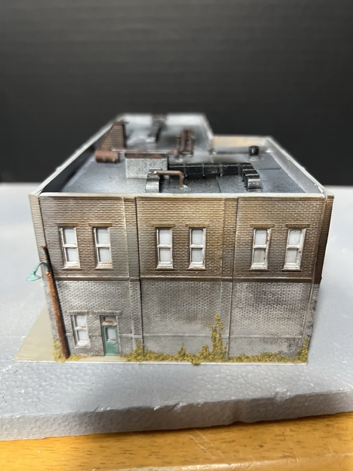 N Scale Built Up “Chevron Distribution Center” Custom Weathered Diorama ...