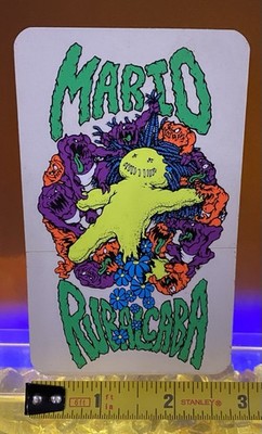 80s ALVA posse Mario Rubalcaba zombie smiling voodoo doll SKATEBOARD ...