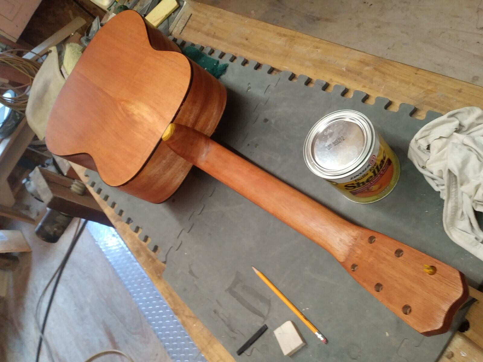 DIY Acoustic Handcraft Custom Mahog GUITAR KIT-Dreadnought or OM-All ...