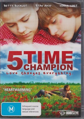 5 Time Champion DVD 2011 Betty Buckley, Ryan Akin BRAND NEW & SEALED ...