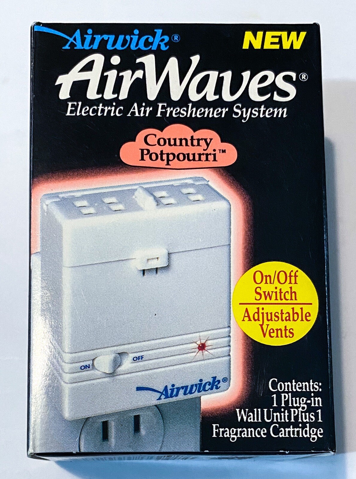 Airwick AirWaves Electric Air Freshener System Country Potpourri ...