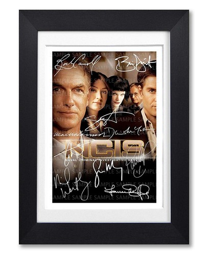 NCIS CAST SIGNED POSTER TV SHOW DVD SERIES SEASON PRINT PHOTO AUTOGRAPH ...