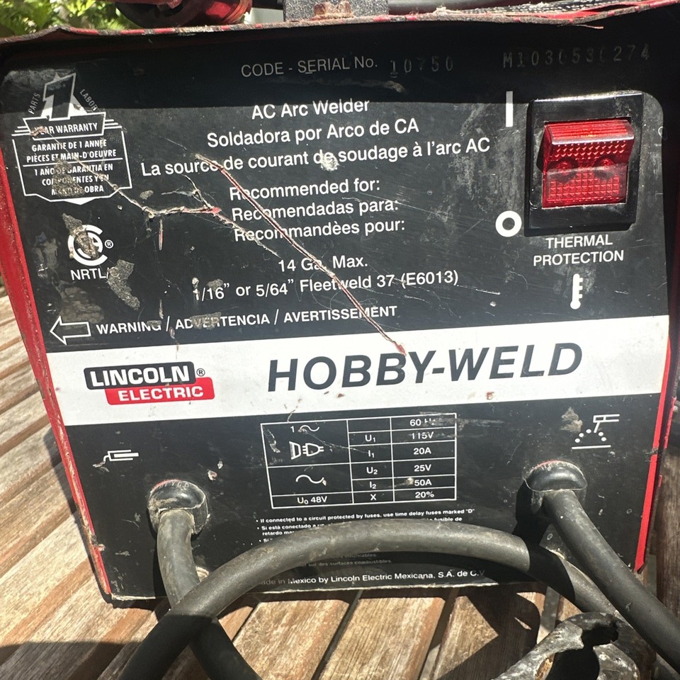 Lincoln Electric Hobby Weld Ac Arc Welder K1790-1 | eBay