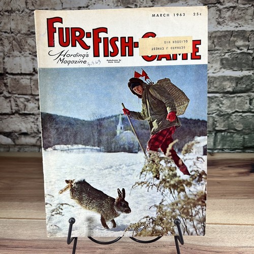 FUR-FISH-GAME MAGAZINE March 1963 Excellent Condition! | eBay