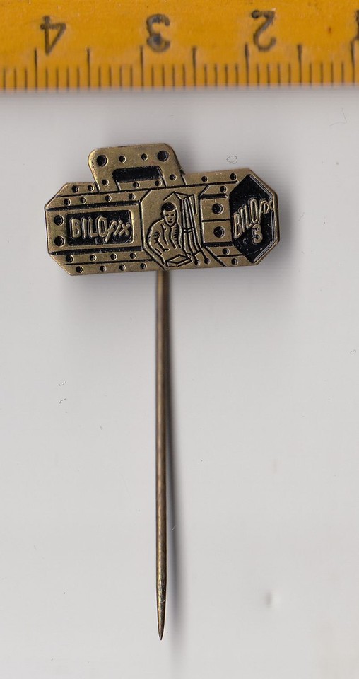 Vintage LEGO stick pin badges 1960s Logo Building Bricks Man Toy Toys ...