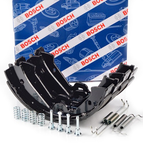BOSCH Bremsbacken + Federnsatz für CAYENNE 92A TOUAREG 7P5 3.0D-4.8 OE ...