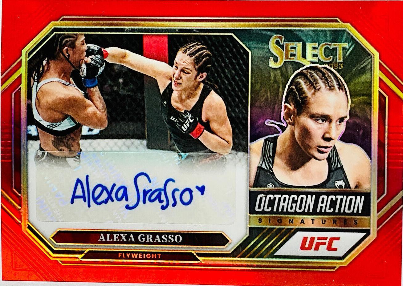 2023 Panini Select UFC - Octagon Action Signatures Alexa Grasso #OA-30 ...