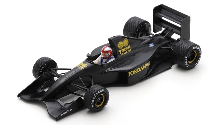 Model Car Formula 1 F1 Scale 1:43 Spark Model JORDAN 191 WATSON ...