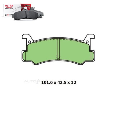 Rear Brake Pad Set FOR Daihatsu Charade Ford Capri Laser Mazda 323 84 ...