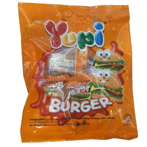 YUPI GUMMY 10x Yupi Burger Gummy Sweet Candies 28gm(4pcs) - 10 pack | eBay
