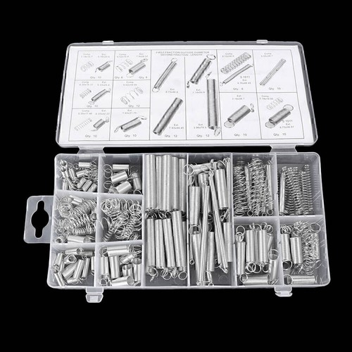 200x Small Metal Loose Steel Coil Springs Assortment Kit Assorted W ...