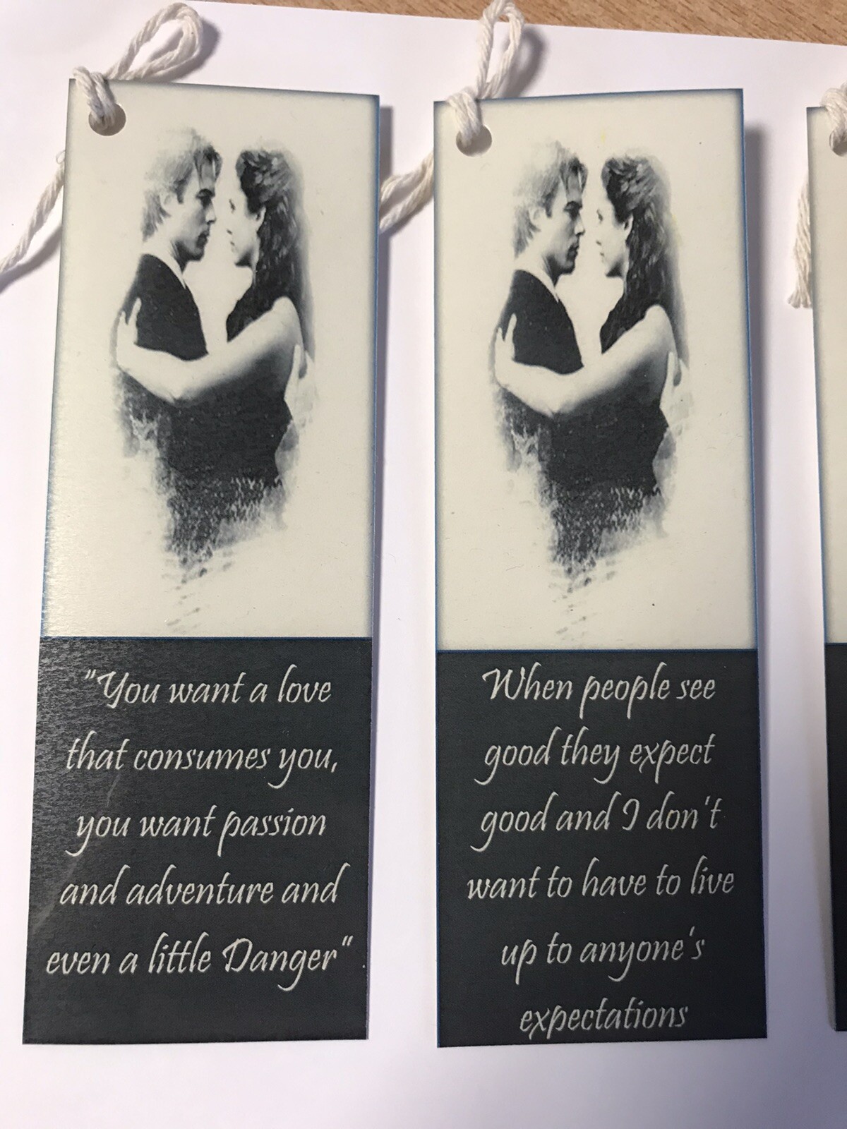 damon Salvatore vampire diaries quote bookmarks Set Of 4 | eBay UK