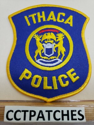 ITHACA, MICHIGAN POLICE SHOULDER PATCH MI | eBay