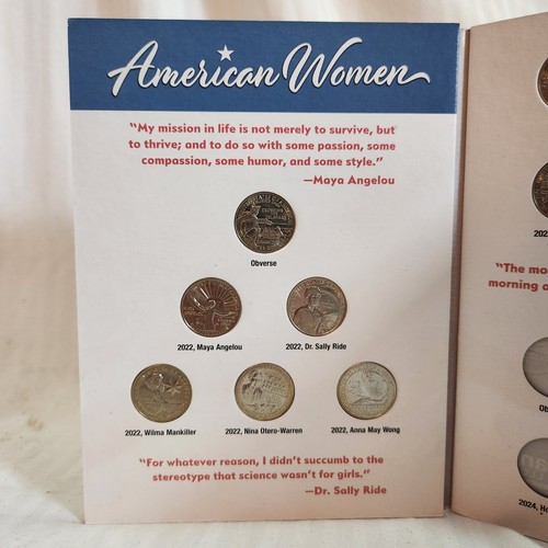 Partially Filled Whitman Coin Folder American Women Quarters Type Set ...