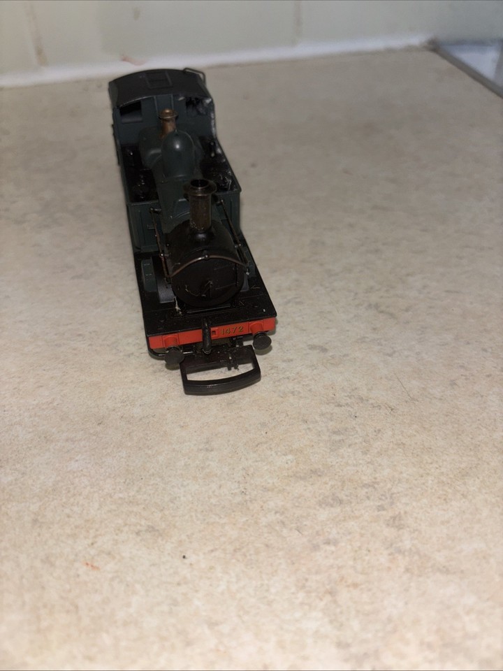 Hornby 00 Gauge Green GWR 1472 Steam Locomotive Unboxed And No Tender ...
