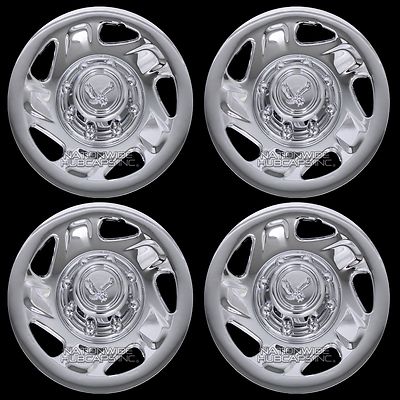 4 fits DODGE Ram 1500 2500 Truck Van 16" 8 Lug CHROME Wheel Covers Rim ...