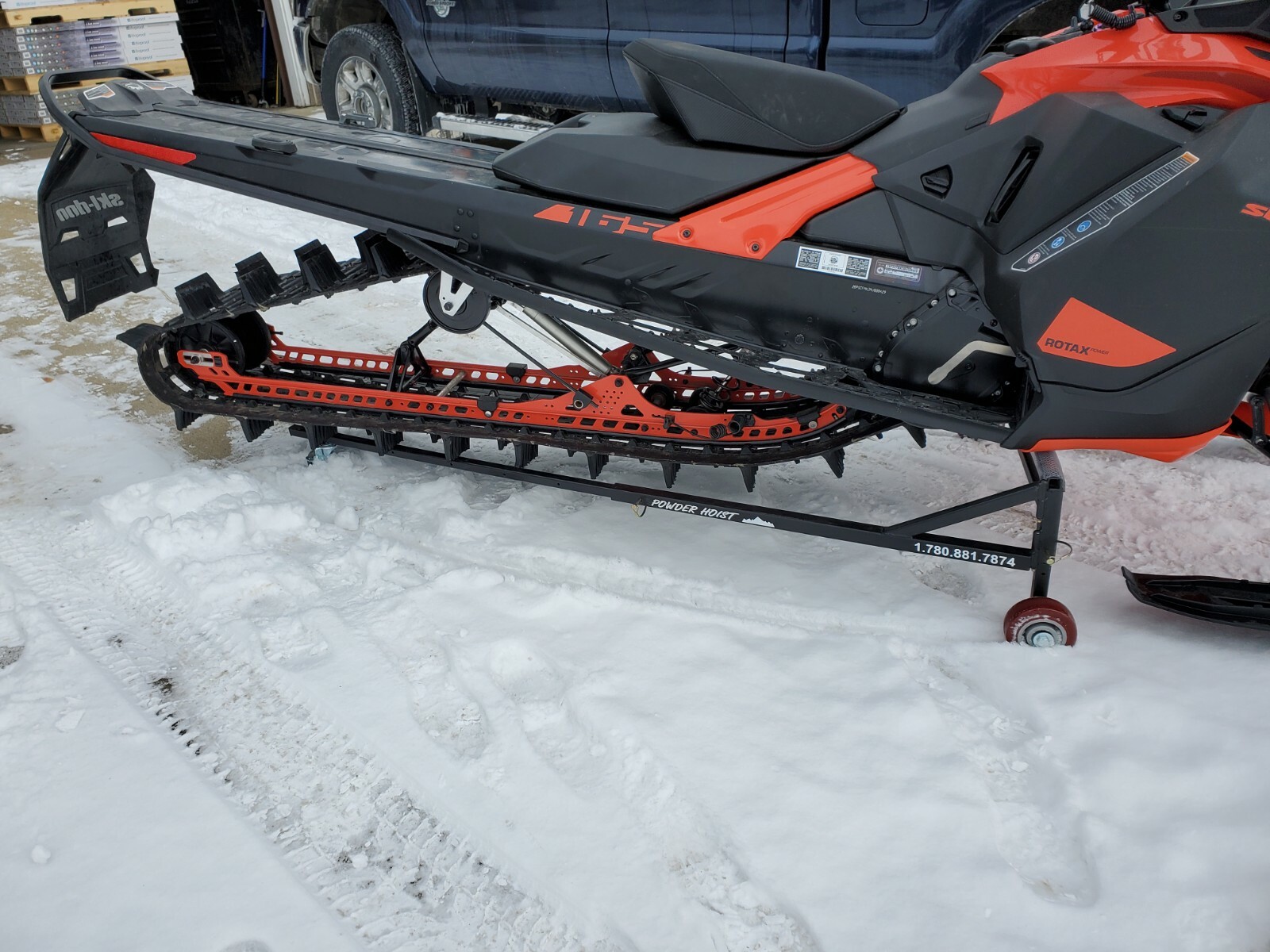 Snowmobile lift, Lifter, Dolly, Cart, Hoist, Sled Lift, Powder Hoist | eBay