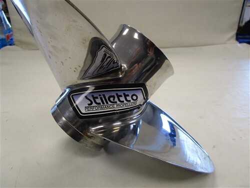STILETTO D804109 STAINLESS STEEL PROPELLER 14" D X 9" P RH 3 BLADE ...