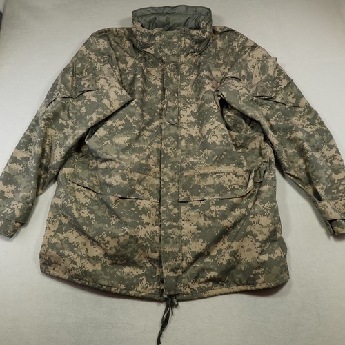 Cold Weather Parka Military Universal Camouflage Men XL Long Jacket ...