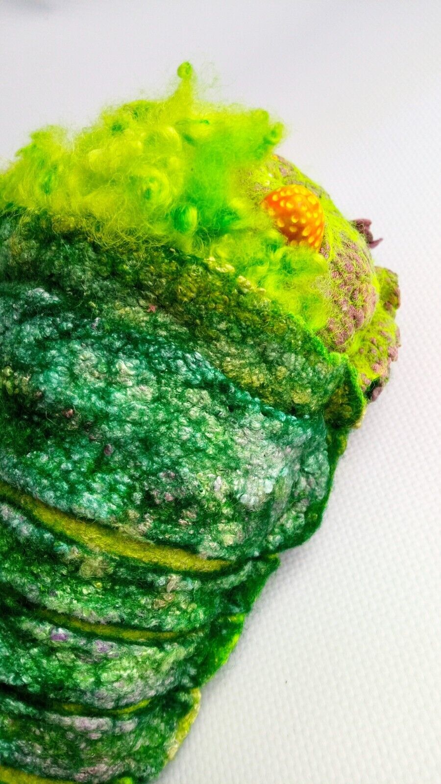 OOAK Toy Alien Green Snail VonLy Fantasy Creatures Art Unique Felted ...