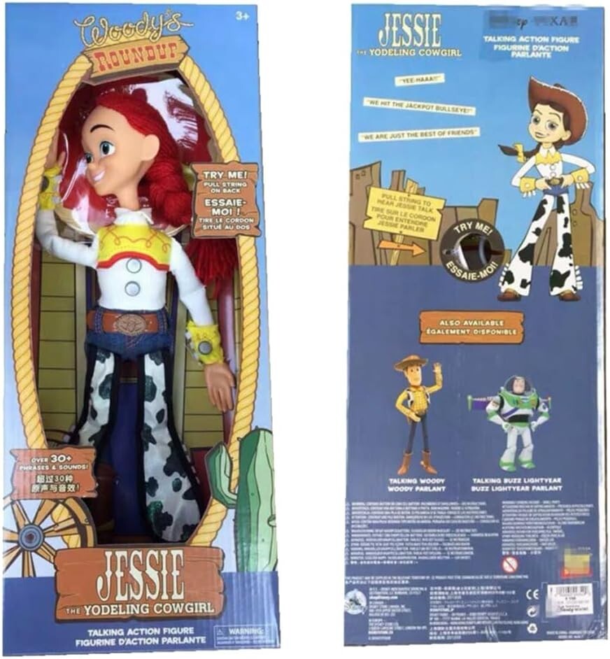 Story Pull String Jessie Interactive Talking Action Figure Toy 16 Doll 7357