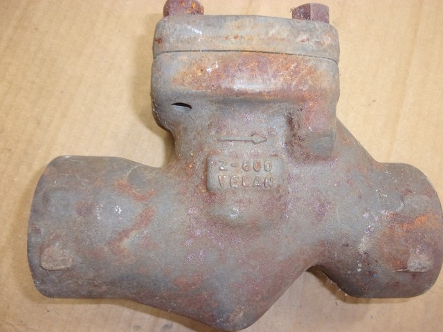 Velan A105n Steam Line Boiler Piston Check Valve Threaded 2" Pipe S ...