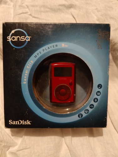 SanDisk Sansa Clip Red 2GB Digital Media Player MP3 | eBay