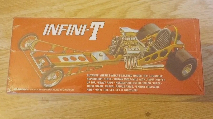 AMT 1/25 Infini-T Front Engine Funny Car Rail Dragster Model T Kit New ...