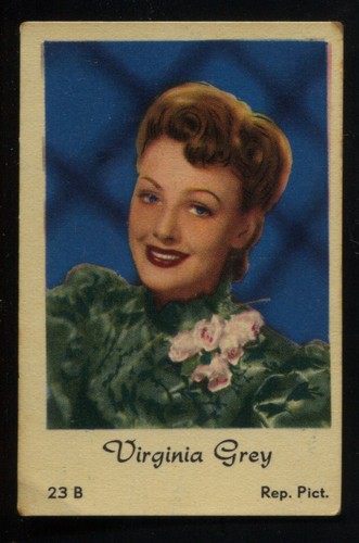 Virginia Grey Dutch Movie Film Star Trading Card 23B | eBay