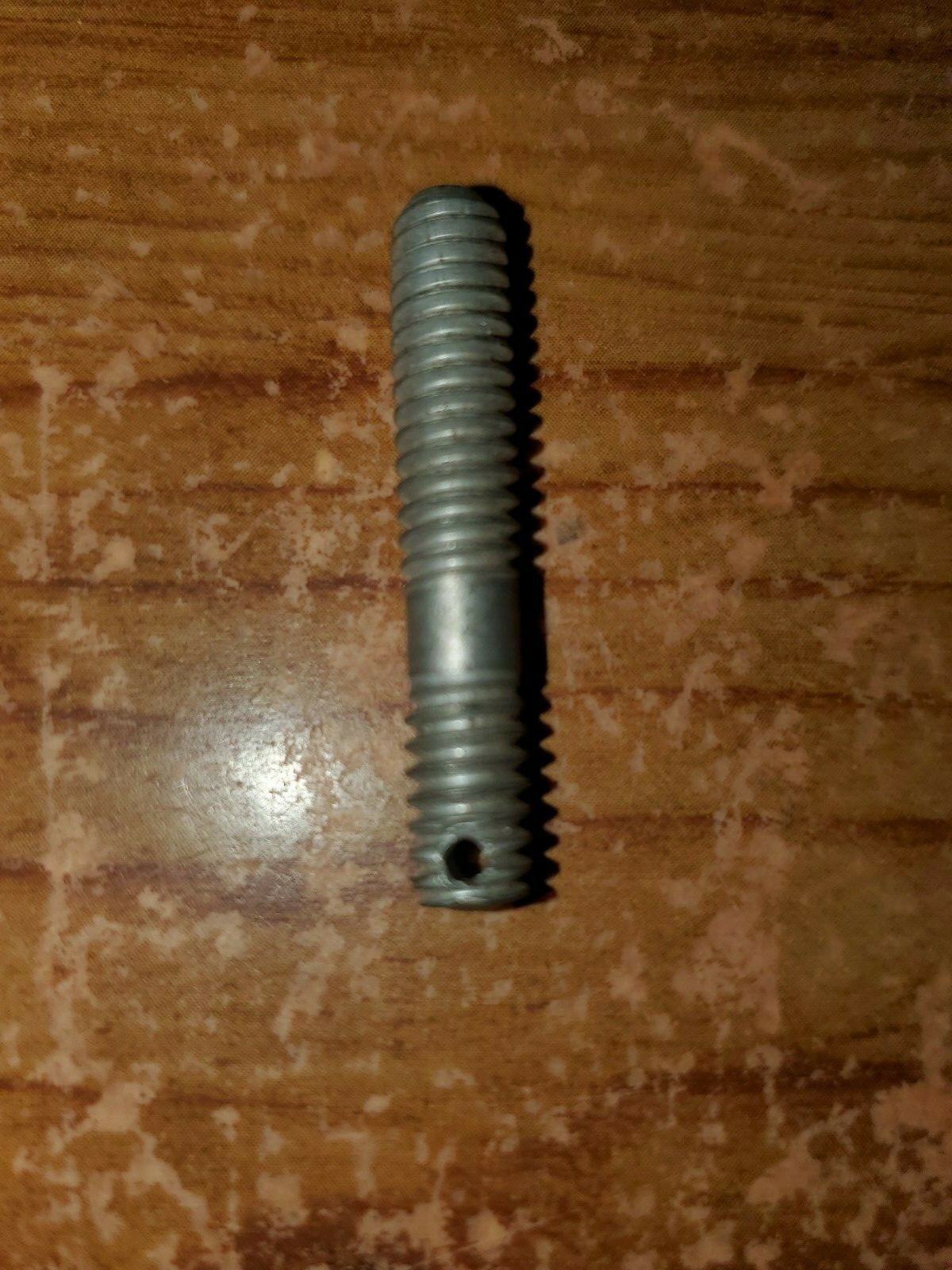 New steel stud 1/4" diameter x 20 threads x 1 3/8" long with a cotter ...