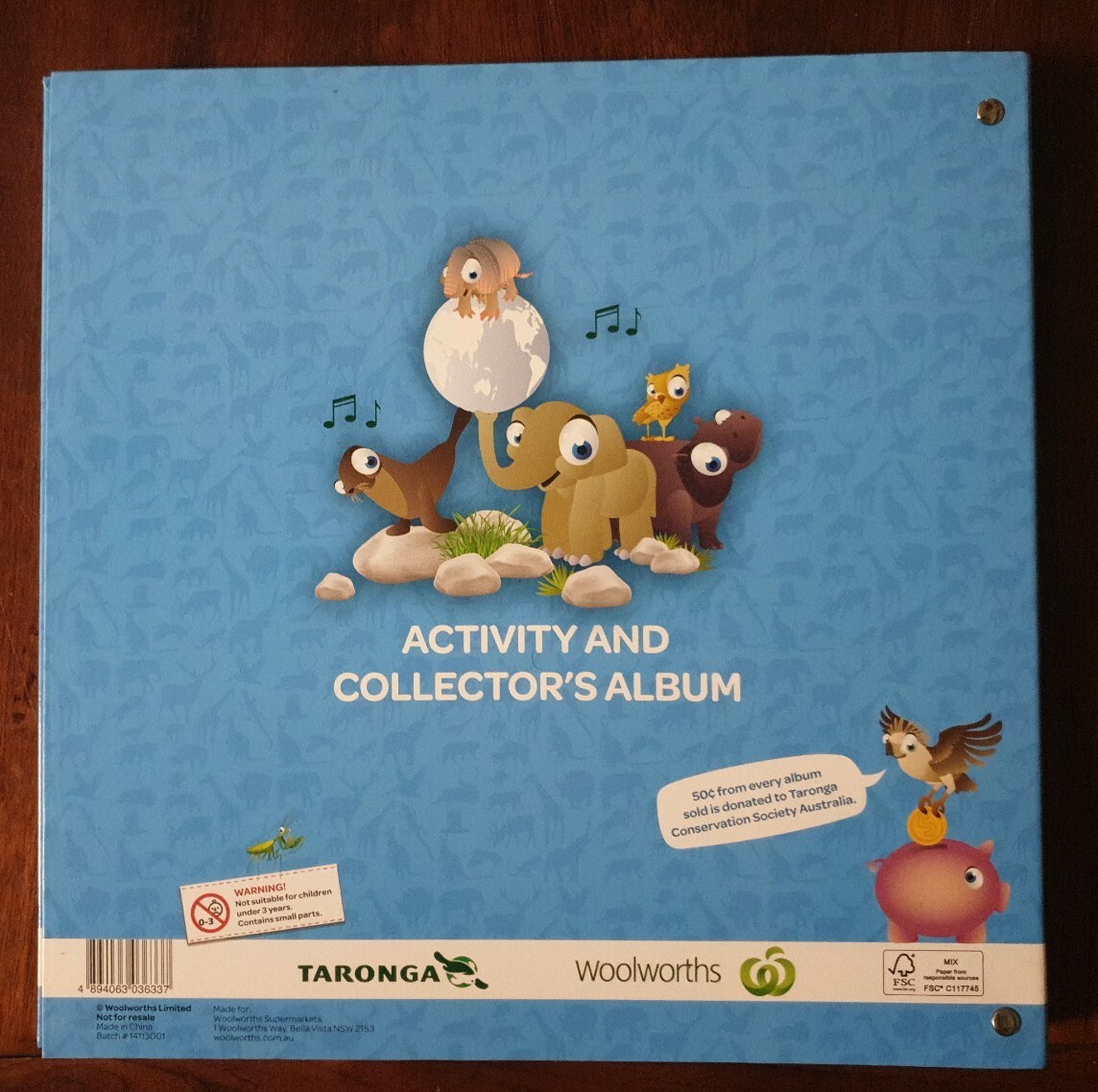 Woolworths Super Animals Activity and Collector's Album with Cards ...