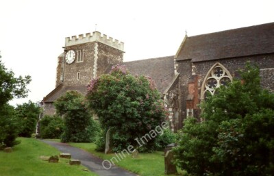 Photo 6x4 Stone Church Swanscombe c1994 | eBay UK