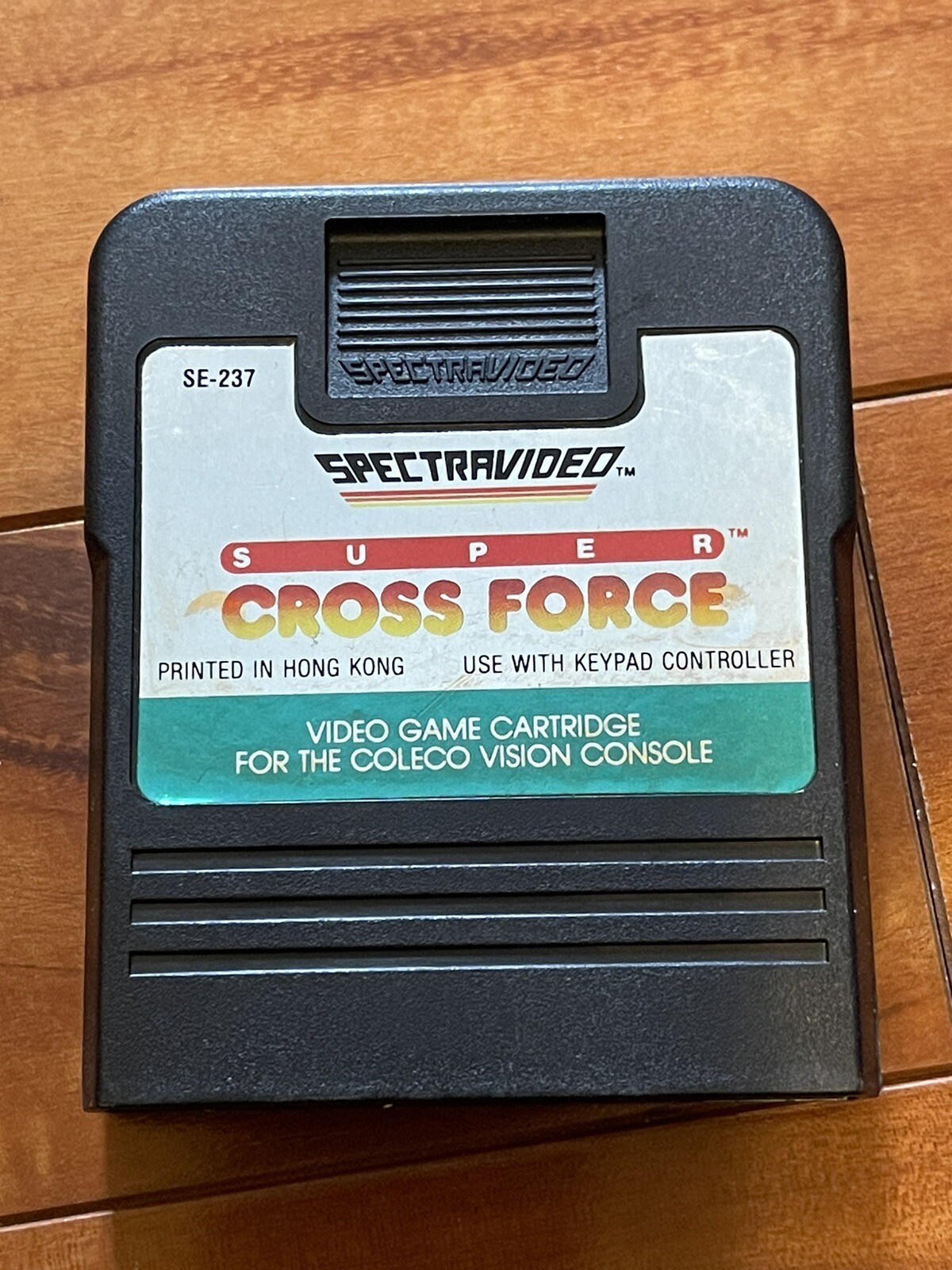 Rare- SUPER CROSS FORCE -Vintage ColecoVision Coleco Vision Video Game ...