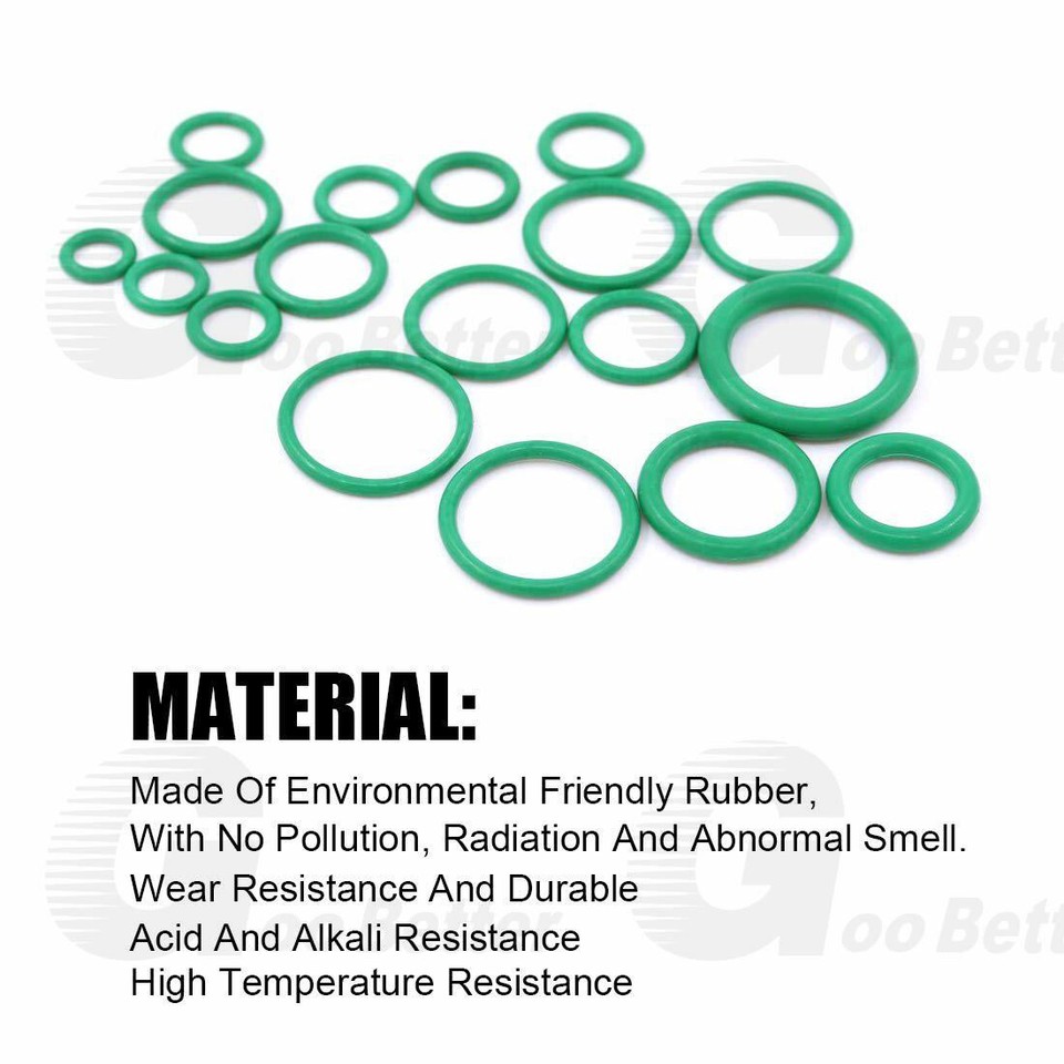 270pcs O-Ring Sealing Gasket A/C Compressor All Size HNBR O-Rings ...
