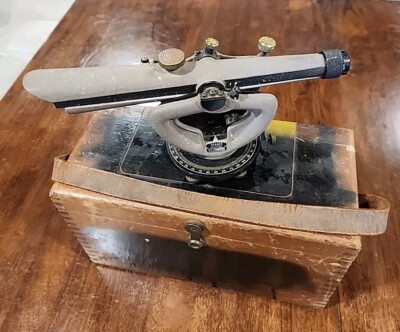 Vintage Berger Transit Level 200A in Wooden Case With Plumb bob | eBay