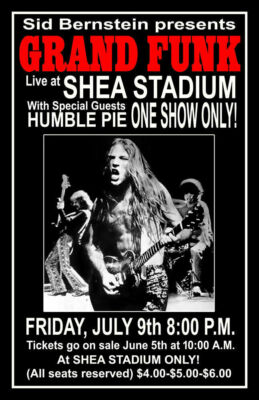 GRAND FUNK REPLICA *SHEA STADIUM* 1971 CONCERT POSTER | eBay