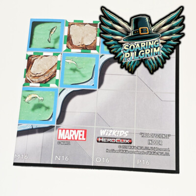 Marvel Heroclix ALCHEMAX & HALL OF SCIENCE 2-SIDED MAP Spider-Verse Set ...