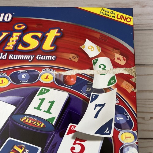 Phase 10 Twist The Wickedly Wild Rummy Game 100% Complete Mattel 2010 ...