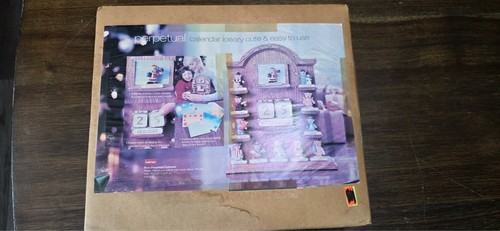 NOS Avon 2002 Bear Perpetual Calendar New In Box Complete Wood Shelf 12 ...