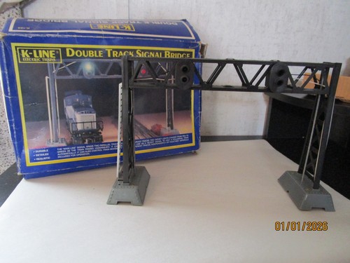 K-Line, O Gauge, K-120, Double Track Signal Bridge, OB. | eBay